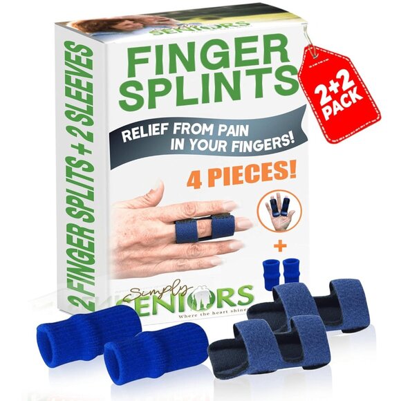 Other | Trigger Finger Splint Set Of 2 Splints 2 Sleeves Pain Arthritis ...
